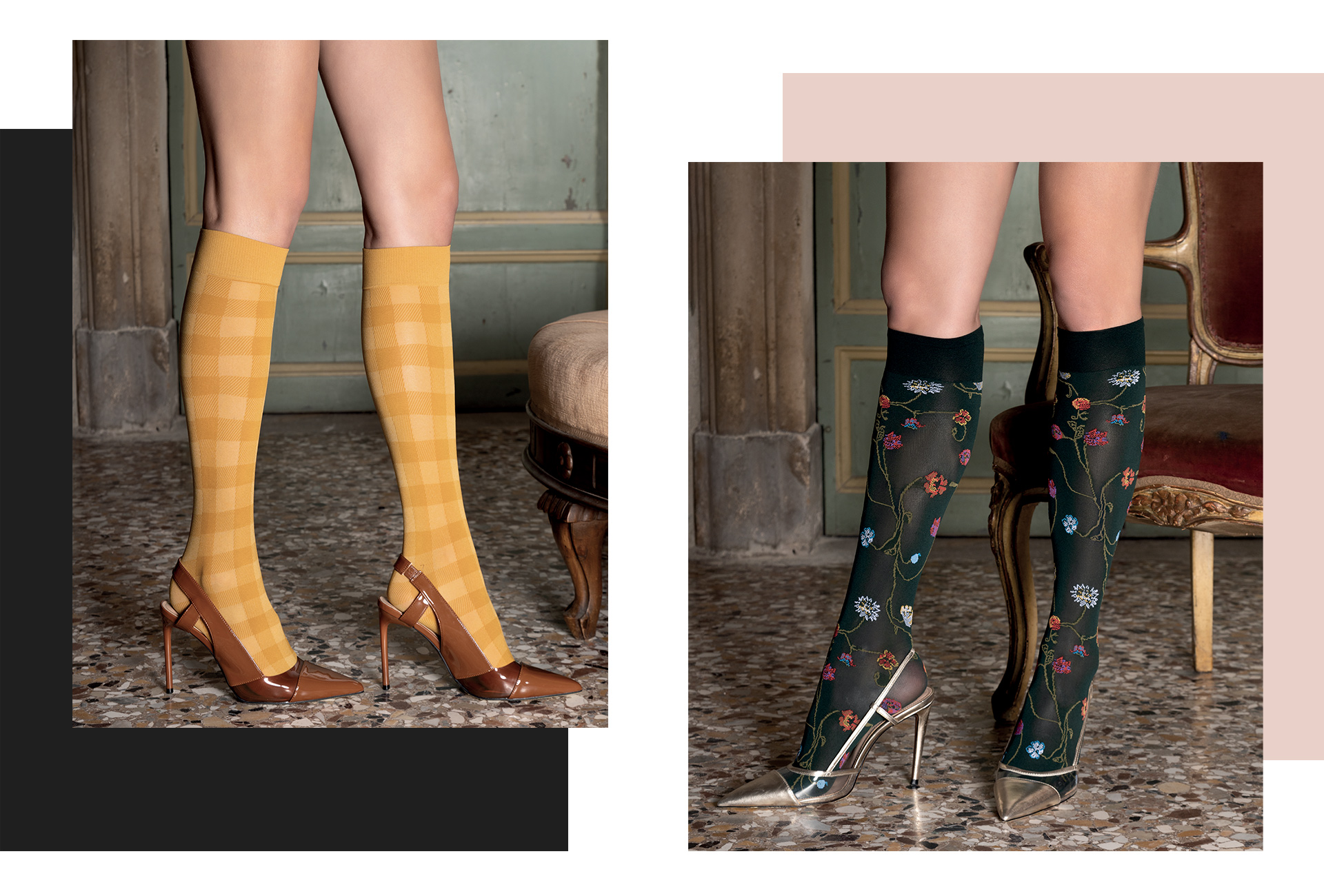 Stockings, Tights, Hold ups and Suspender belts by Calze Trasparenze ...